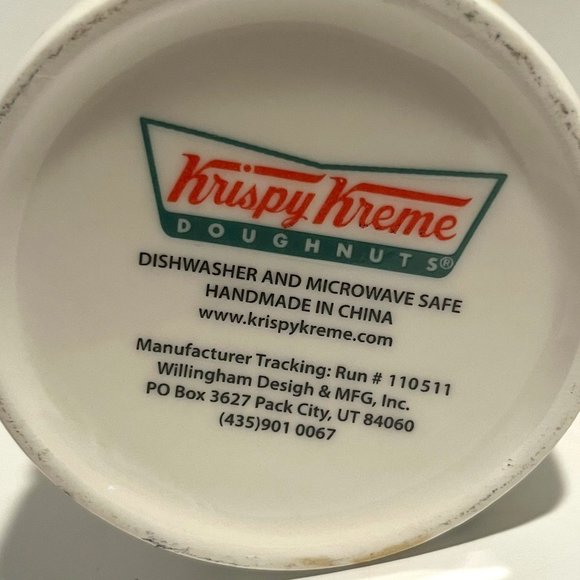 Krispy Kreme | Kitchen | Krispy Kreme Coffee Retro Diner Cup Mug 3 D ...
